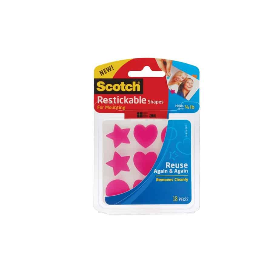 Scotch Restickable Shapes & Strips - This Mama Loves