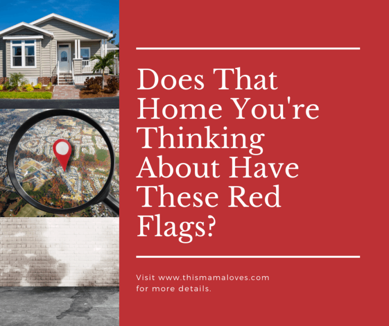 Does That Home You're Thinking About Have These Red Flags? - This Mama ...