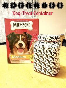 Upcycled Dog Treat Container for a Canine Valentine - This Mama Loves