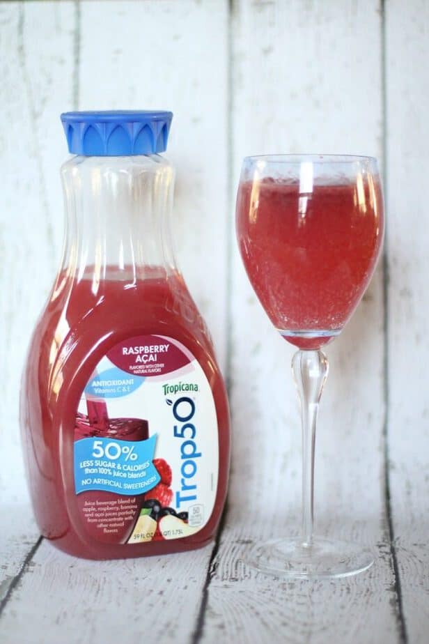 Raspberry Acai Punch Recipe with Trop50 for Girls' Night In # ...