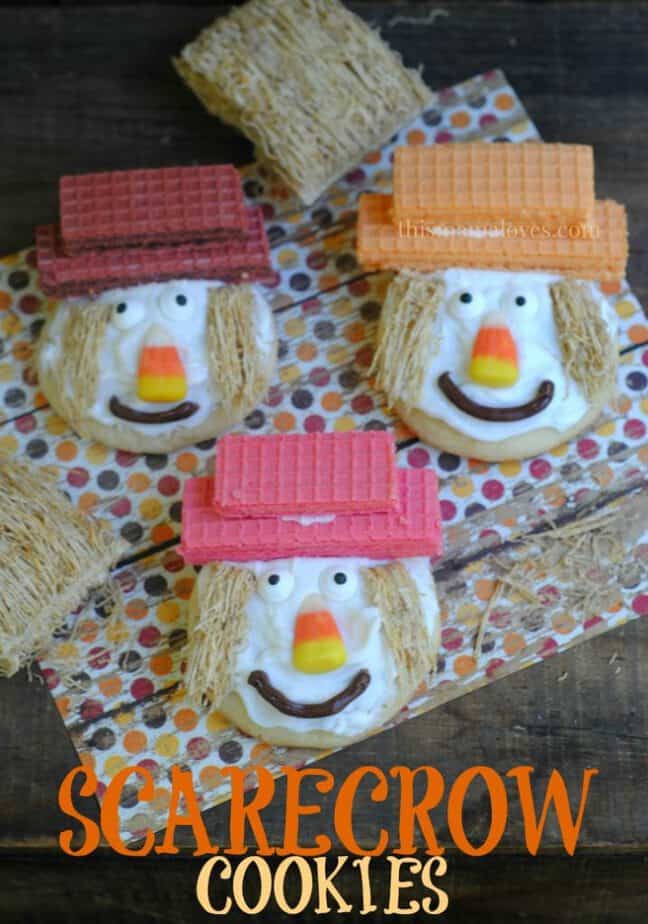 Scarecrow Cookies - This Mama Loves