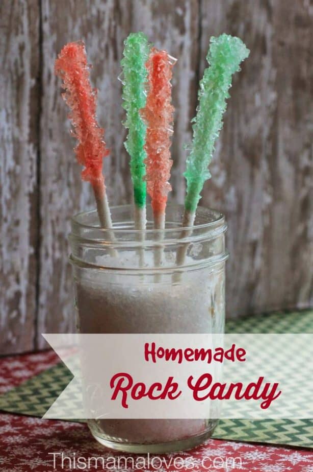 Homemade Rock Candy - This Mama Loves