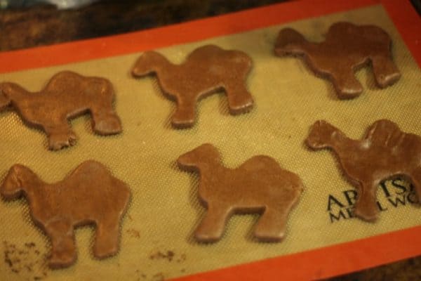 Chocolate Sugar Cookies with Egg Nog Icing - This Mama Loves