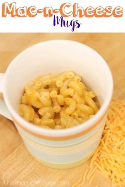 Easy Mac-n-Cheese Mugs - This Mama Loves