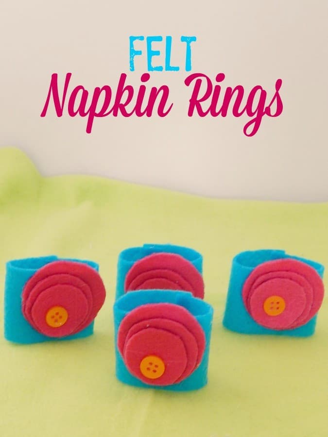 Felt Napkin Rings - This Mama Loves