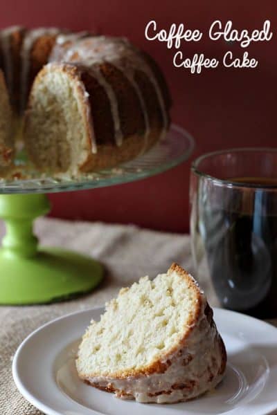 Coffee Glazed Coffee Cake - This Mama Loves