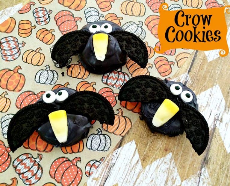 Chocolate Covered Crow Cookies - This Mama Loves
