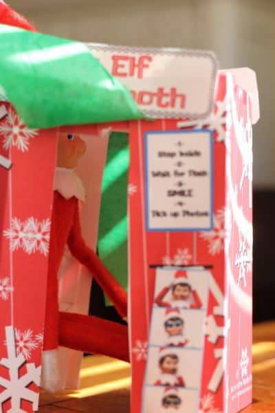 Elf on the Shelf Photo Booth- Printable Elf fun! - This Mama Loves