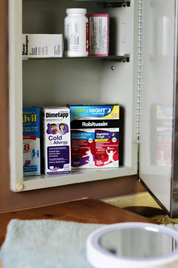 Starting Fresh with a Medicine Cabinet in a New Home - This Mama Loves