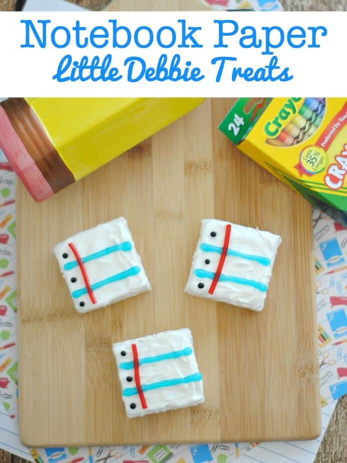 Notebook Paper Little Debbie Treats - This Mama Loves