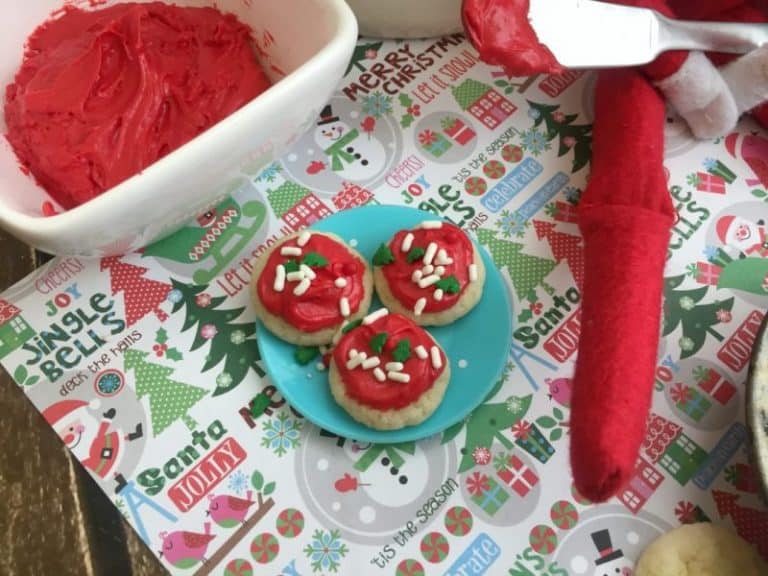 Elf on the Shelf Elf Sized Christmas Cookies - This Mama Loves