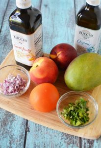 Peach Mango Grilled Chicken Recipe with Sweet & Fruity Olive OIl - This ...