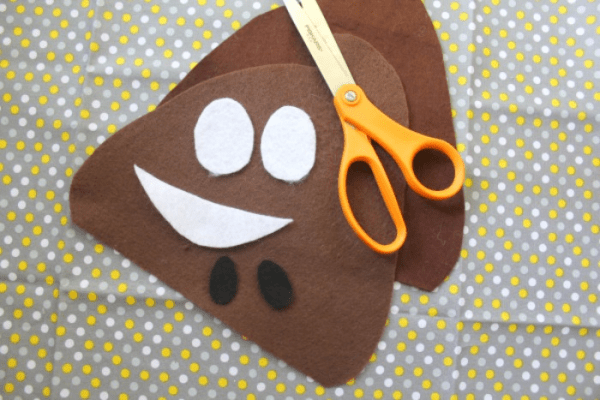 No Sew Poop Emoji Craft for Kids - This Mama Loves