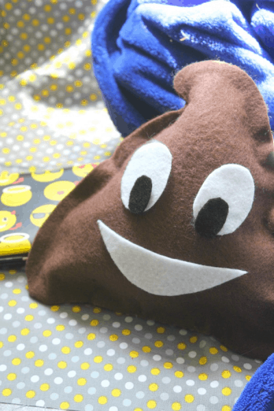 No Sew Poop Emoji Craft for Kids - This Mama Loves