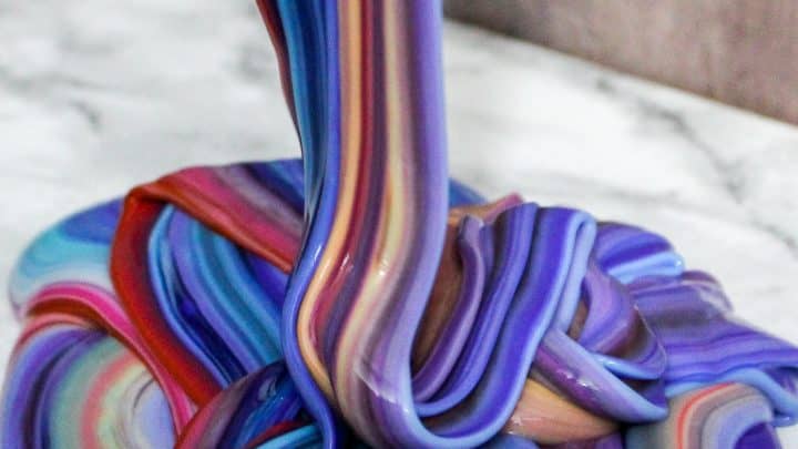 Mystery Color Homemade Slime Recipe | This Mama Loves