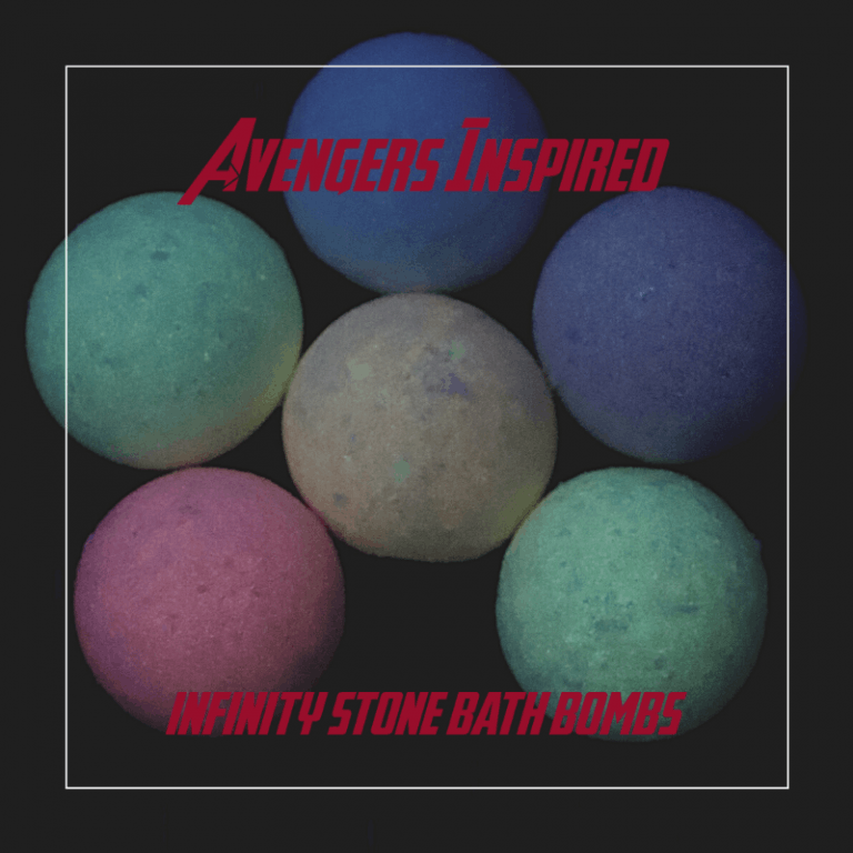 Infinity Stones Glow in the Dark Bath Bomb Recipe - This Mama Loves