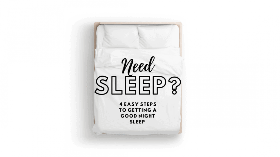 4 Easy Steps To A Good Night's Sleep - This Mama Loves