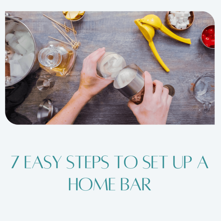 7 Easy Steps to Set Up a Home Bar - This Mama Loves